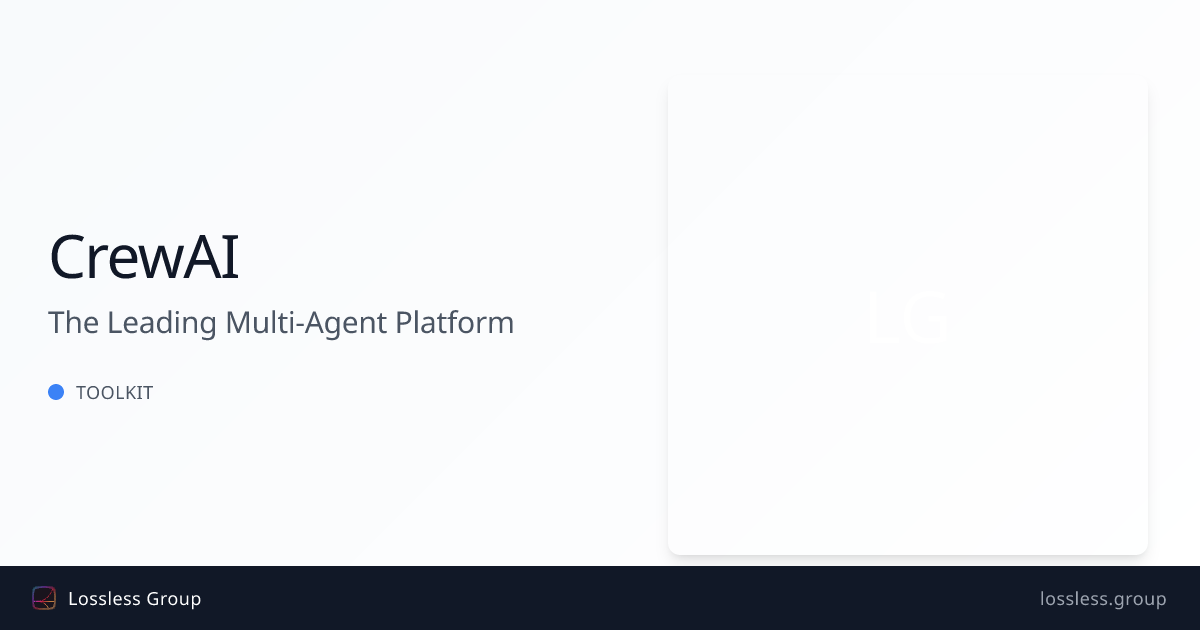 The Leading Multi-Agent Platform