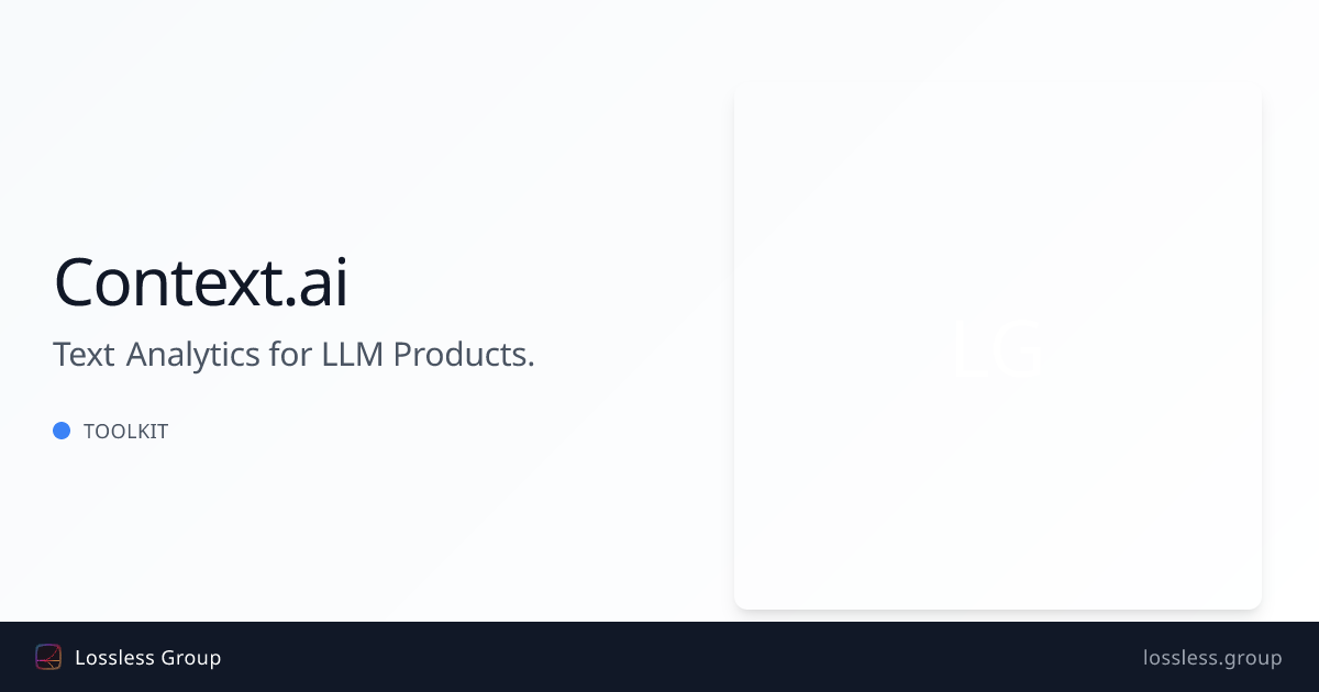 Text Analytics for LLM Products.