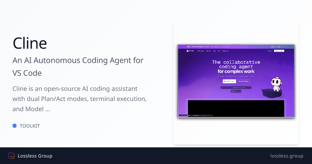 An AI Autonomous Coding Agent for VS Code