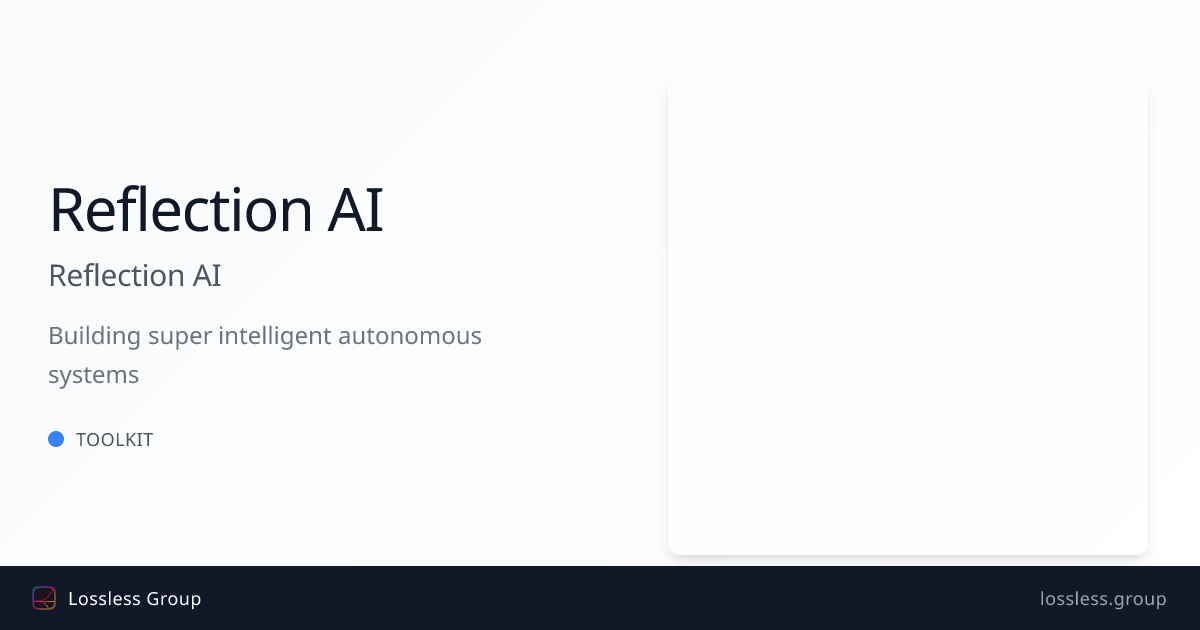 Reflection AI