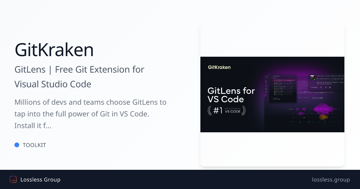 GitLens | Free Git Extension for Visual Studio Code