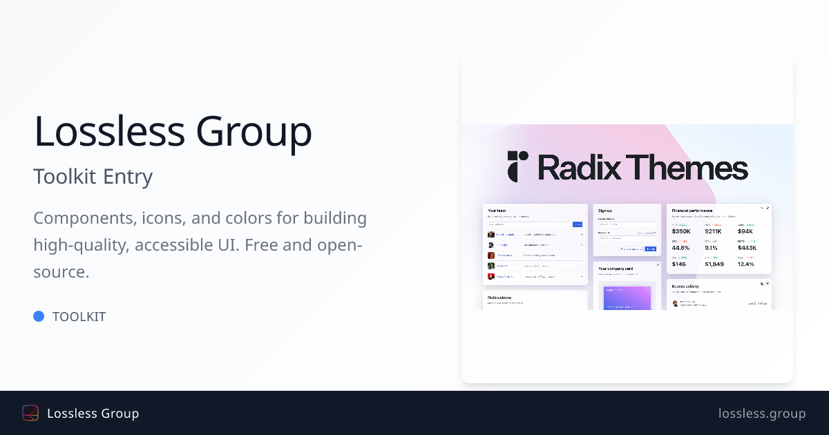 software-development/frameworks/frontend/ui-frameworks/radix-ui